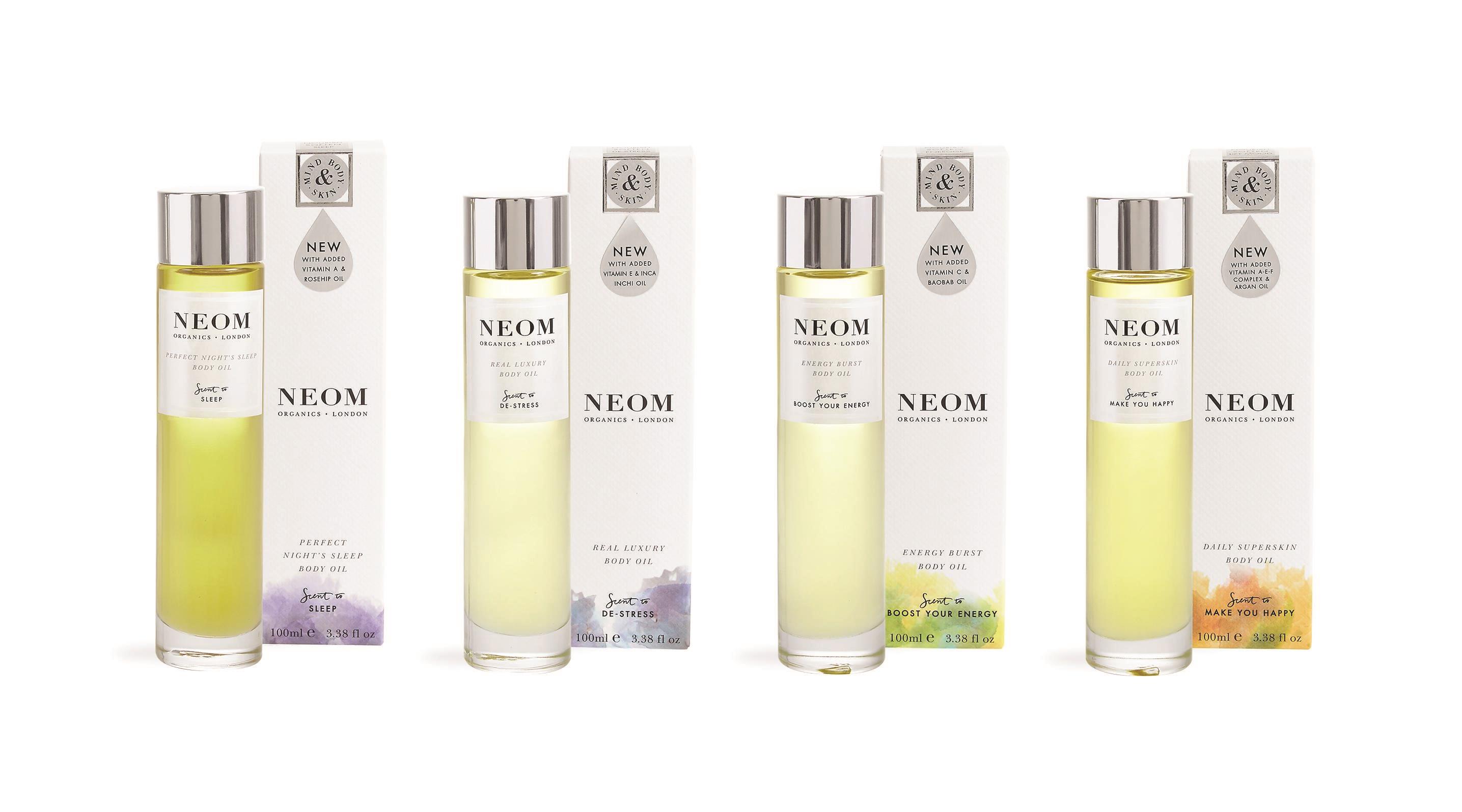 Neom Organics introduce four new skin oils