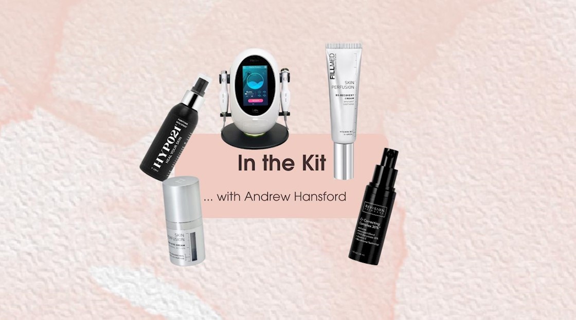Beauty and aesthetics expert Andrew Hanford shares his must-have products