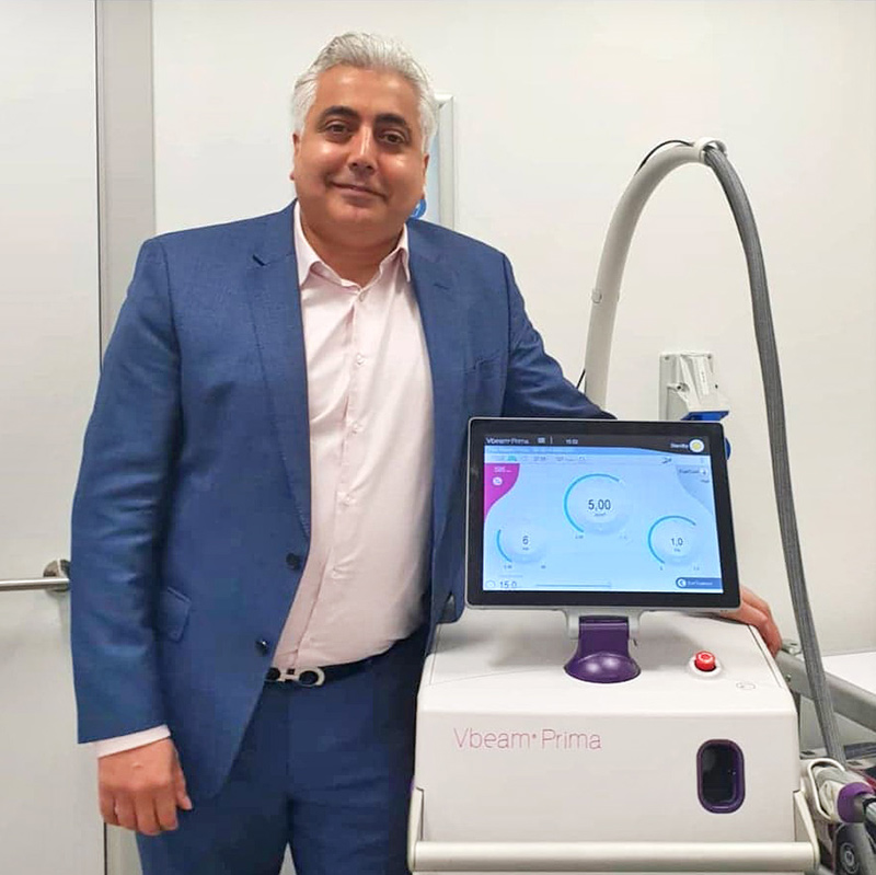 UK clinic first to install new Vbeam device in Europe